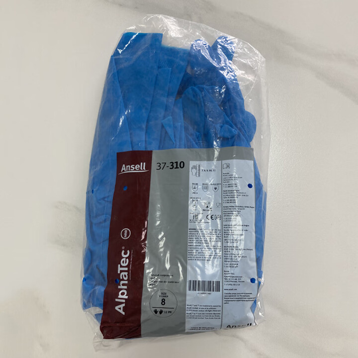 Ansell 安思尔 Alpha Tec 37-310 轻薄蓝色加长丁腈防化手套 耐酸 37-310 9码【图片 价格 品牌 报价】-京东