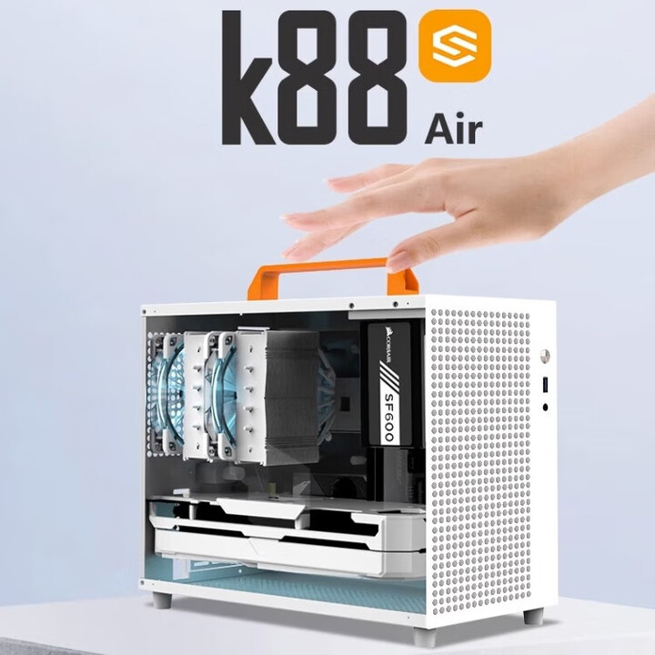 箱掌门K88Air K77Air matx紧凑小机箱手提便携式台式电脑主机箱 K77 Air+亚克力散热侧板【图片 价格 品牌 报价】-京东