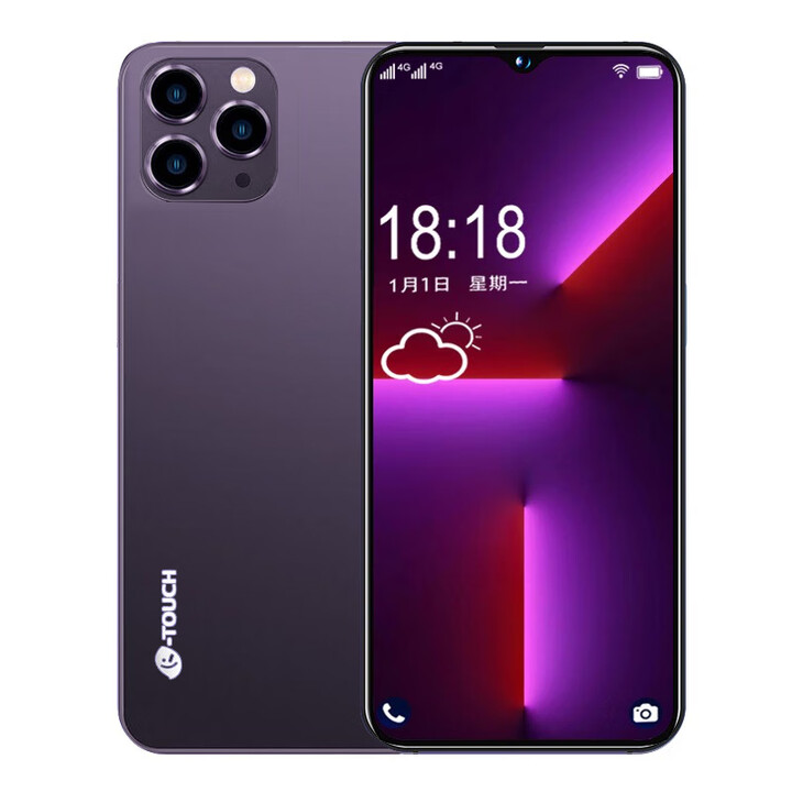 【天语T12 Pro Max】天语Max 八核智能手机 128GB 超薄大屏可用5G卡全网通4G电竞游戏学生安卓百元老人机长续航 紫色【行情 ...