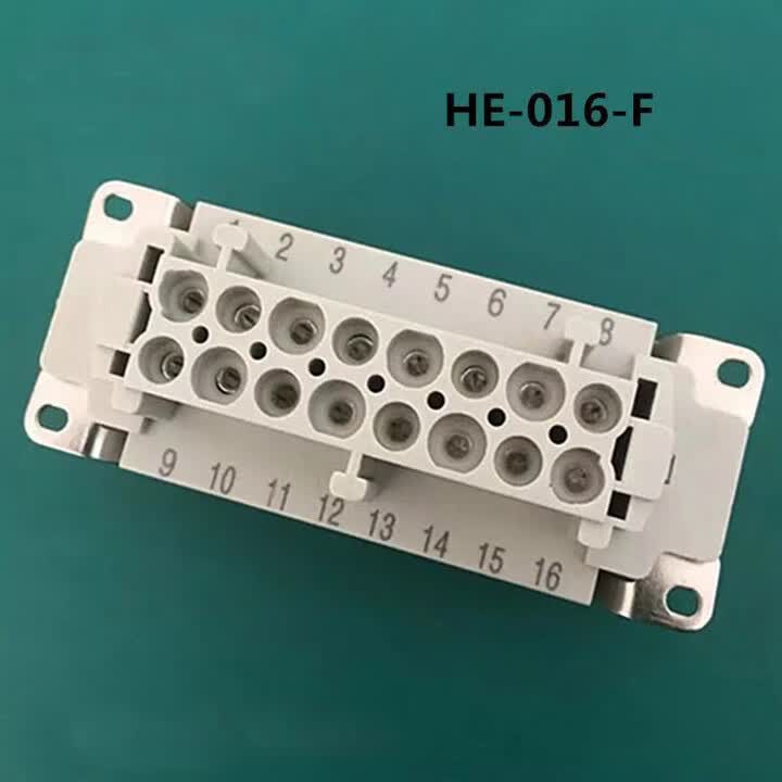 唄硶重载连接器工业航空插头公母针公插芯内件16芯HDC-HE-016-F航插芯 HDC-HE-016-F母芯【图片 价格 品牌 报价】-京东