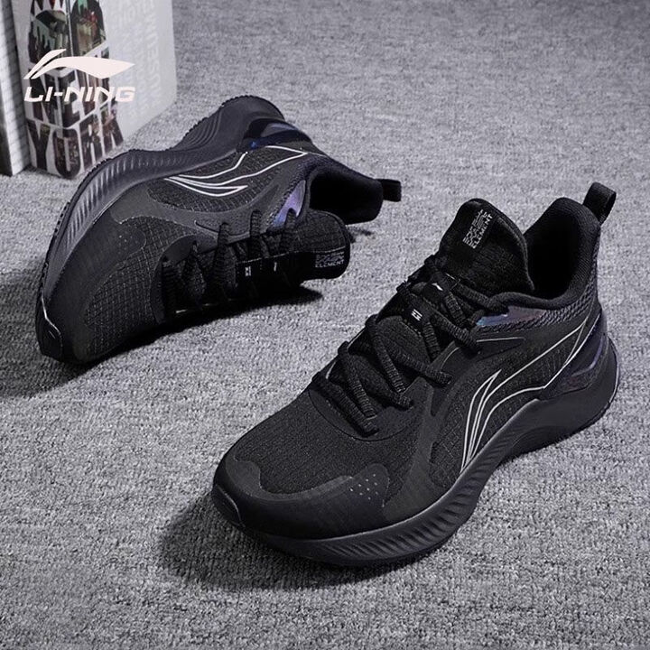 李宁（LI-NING）男鞋跑步鞋2025秋冬季越影运动鞋减震软底休闲鞋经典防滑男鞋 黑色ARHT047-2 39.5【图片 价格 品牌 报价】-京东