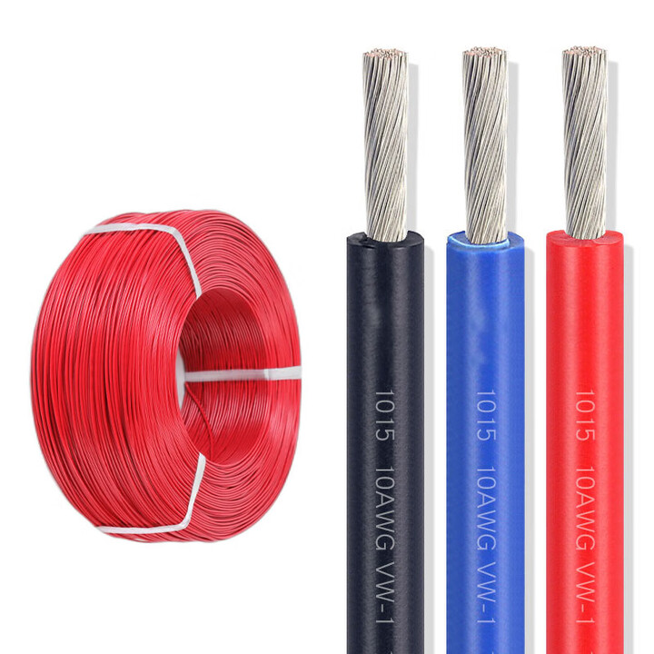 UL1015 10AWG电子线 电线 105°高温600V美标美规 UL导线引线 红色 (1米价格)【图片 价格 品牌 报价】-京东