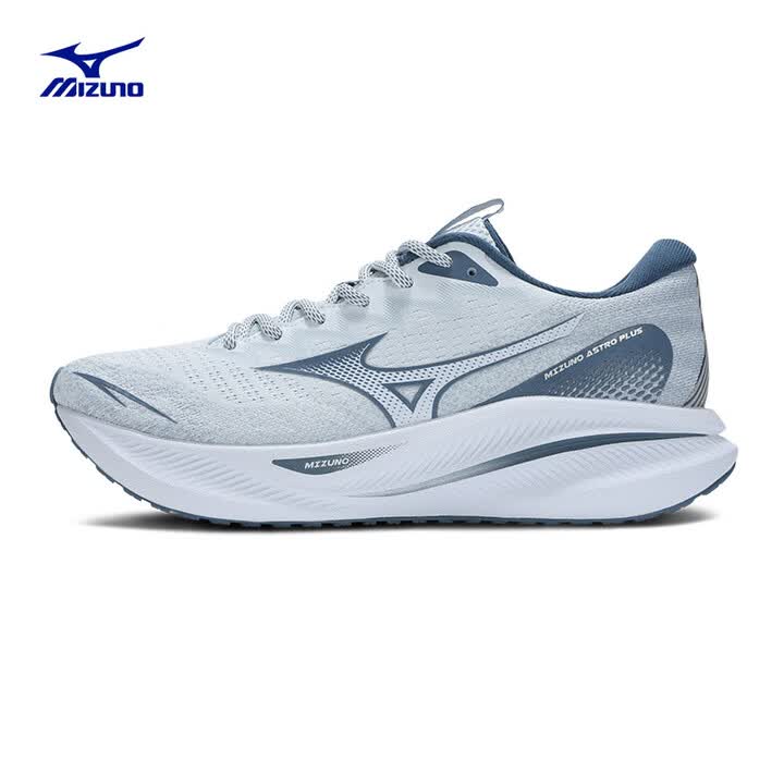 美津浓（MIZUNO）ASTRO PLUS运动跑步鞋子男女夏季透气厚底缓震回弹专业体考慢跑鞋 05/乡村蓝/天青蓝 39 (250mm)【图片 ...