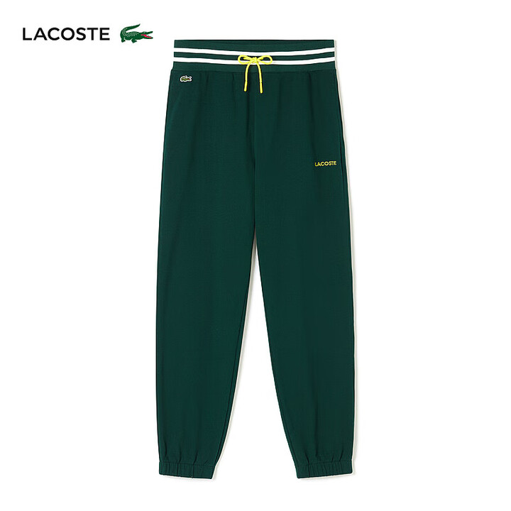 LACOSTE×SMILEY联名女装时尚潮流运动笑脸休闲裤长裤XF9277 YZP/深绿色 XXS 32/150【图片 价格 品牌 报价】-京东