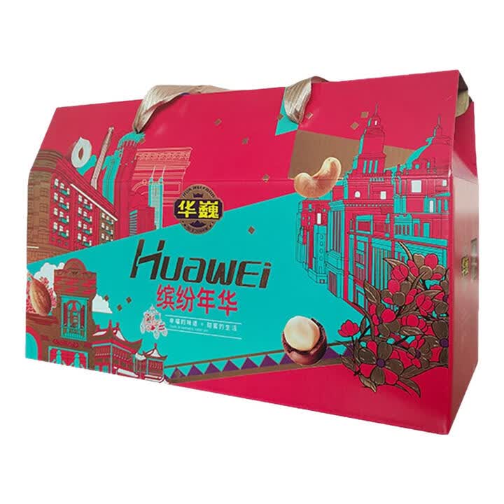 华巍（HUAWEI FOOD）坚果礼盒缤纷年华 3358【图片 价格 品牌 报价】-京东