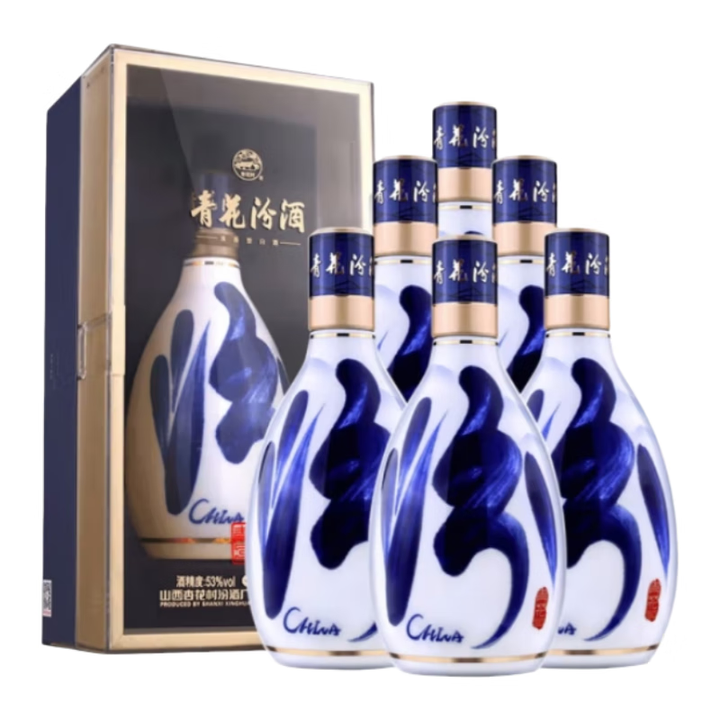 汾酒汾酒系列送礼请客口粮酒推荐42/53度475mL巴拿马基础版黑坛/醇柔 53度 500mL 6瓶 青花汾30【图片 价格 品牌 报价】-京东