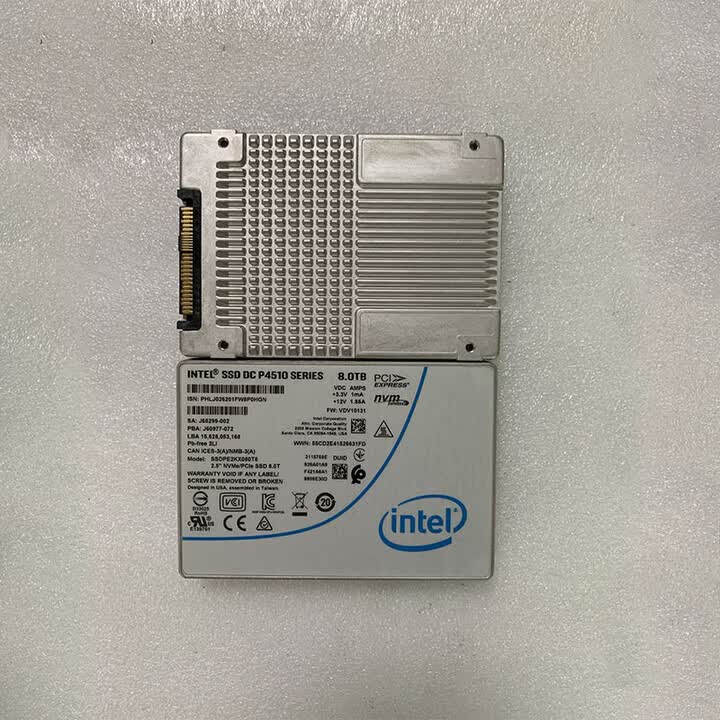 INTEL INSIDE英特尔P4510 8T固态硬盘 U.2 PCIE企业级SSD 服务器高速固态硬盘 8TB 英特尔P4510【图片 价格 ...