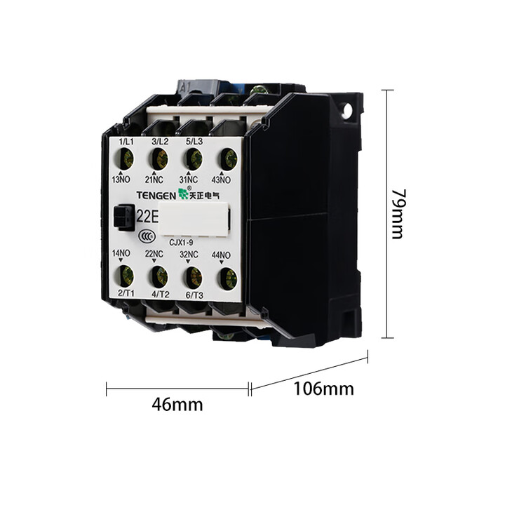 天正电气（TENGEN）天正 CJX1交流接触器-9/12/16/22/32/45/63/75/85/110/140/170/22 CJX1 ...