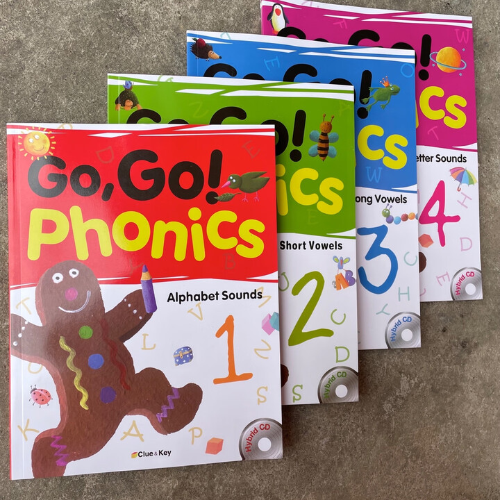 CP&CO.Go Go Phonics 1/2/3/4少儿英语自然拼读拼音gogophonics练习本册 单本课本【图片 价格 品牌 报价】-京东