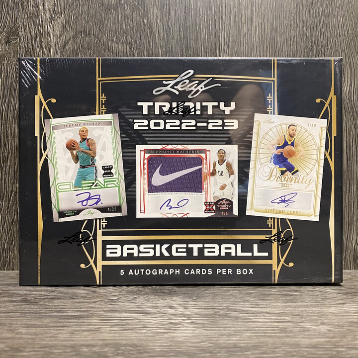 帕尼尼Panini篮球NBA球星卡票Hoops上镜Prizm油画起源精英Hobby签名卡牌 22-23 Leaf Trinity (保5签字 ...