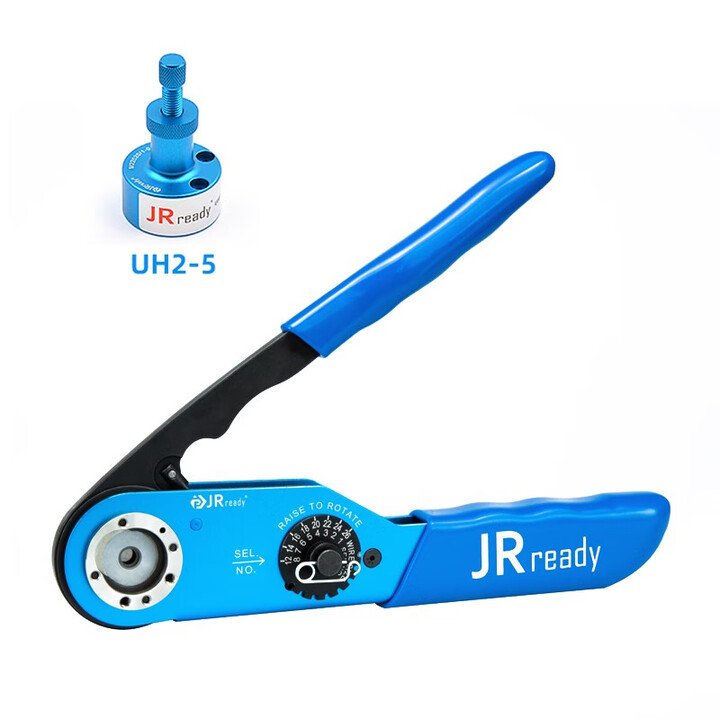 杰锐德（JRready）杰锐德JRD-AF8航空插头冷压针型端子线束M225201-01连接器压接钳 标配(钳子+UH2-5通用可调螺杆定 ...