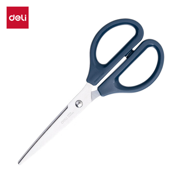 【deli0603】deli得力170mm办公生活家用剪刀 中号剪子手工剪纸刀 办公用品 0603剪刀(蓝色) 12把【行情 报价 价格 评测】-京东