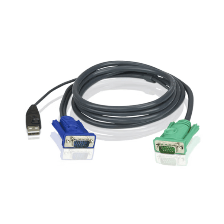 ATEN 宏正 CL5708N/CL5708/CL5708M USB接口 VGA 切换器 连接线 kvm 三合一 CL5708【图片 价格 ...