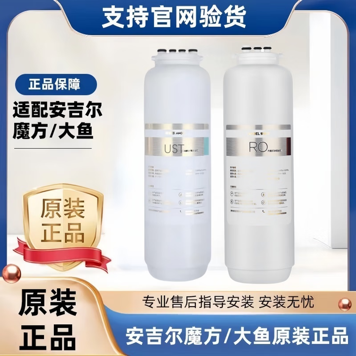 安吉尔净水器滤芯J2944/J3303-ROB60/J2934净水机全套原装正品UST 全套二支滤芯 UST+RO膜【图片 价格 品牌 报价】-京东