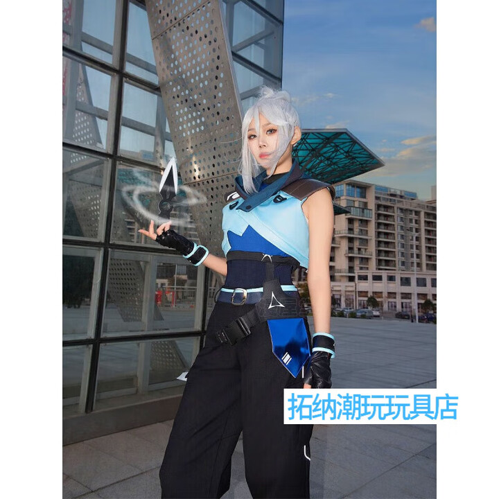新烁玩具无畏契约cos服全套皮肤周边 Valorant 瓦罗兰特捷风婕提Jett服装 捷风全套服装＋假发 M【图片 价格 品牌 报价】-京东