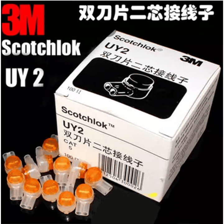 全国 3M接线子 UY2双刀片二芯K2接线子(电信) 100祇一盒【图片 价格 品牌 报价】-京东
