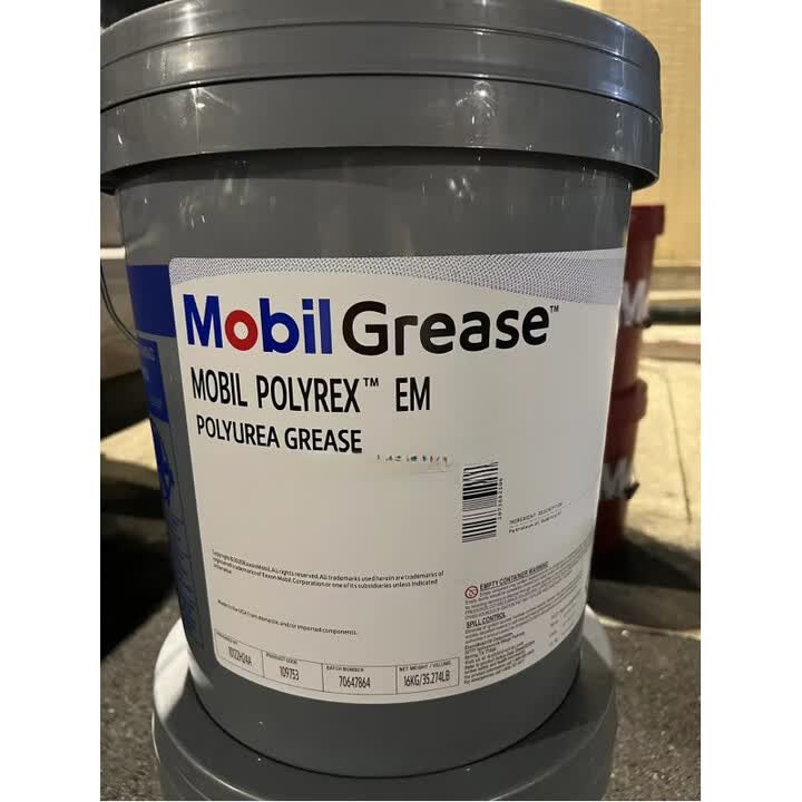 美孚宝力达EM润滑脂Polyrex EM 103高温电机轴承2号EMPL 35LB黄油 EM(16KG)灰桶 进口【图片 价格 品牌 报价】-京东