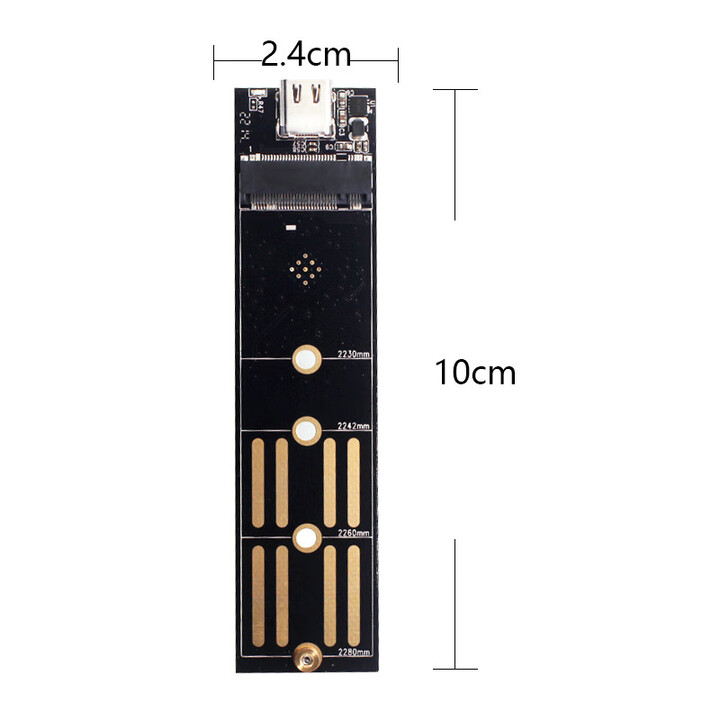 品怡 M.2硬盘盒NVME转USB3.1Type-c外接NGFF pcie通用sata固态转接板 9210B-NVME/NGFF双协议 主板 ...