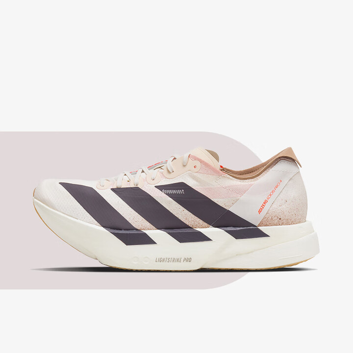 阿迪达斯（adidas）Adizero Adios Pro 4白红 超轻透气缓震 男子马拉松碳柱跑步鞋 JR6367 42【图片 价格 品牌 ...