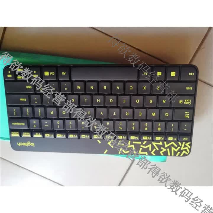 罗技（Logitech）原装MK240 m212接收器 k240单键盘MK245迷你便携无线键盘接收器 k240单键盘散装粉白【图片 价格 ...