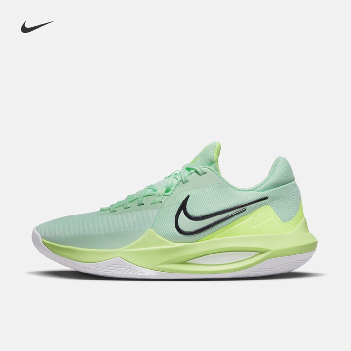 耐克男子轻便实战篮球鞋夏季抗扭低帮NIKE PRECISION 6 DD9535 300泡沫薄荷绿/黑紫/阴影绿/白 42【图片 价格 品牌 ...