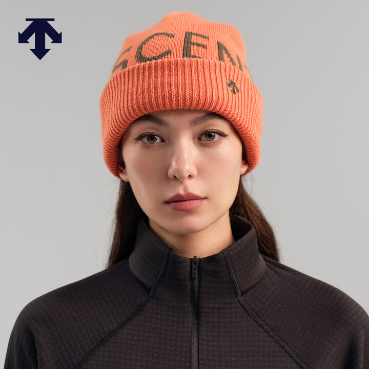 DESCENTE迪桑特SNOWBOARD系列男女同款针织帽 CO-珊瑚色 F【图片 价格 品牌 报价】-京东