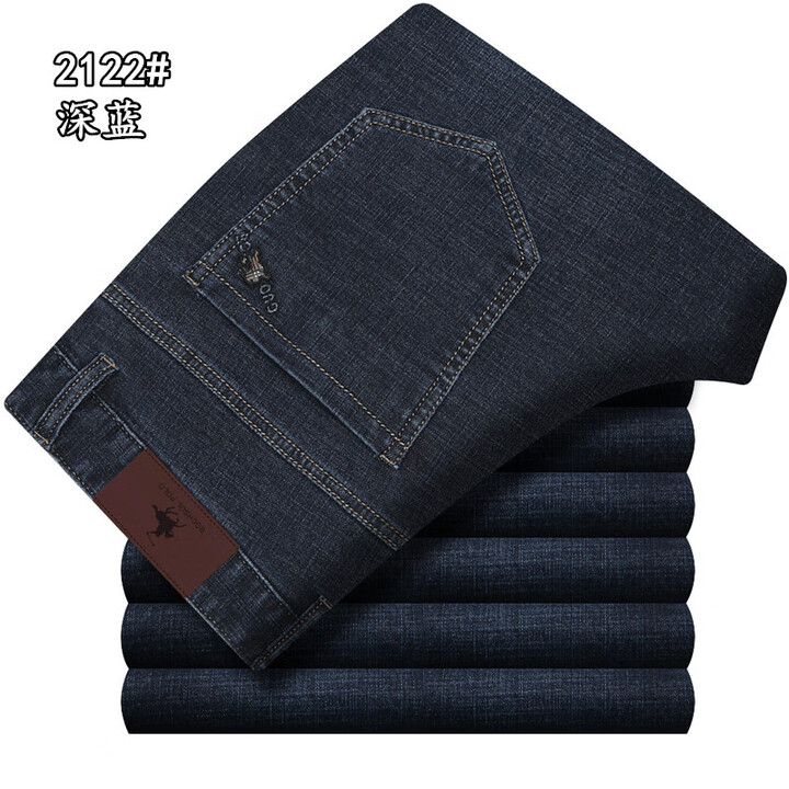 POLO SPORT保罗秋冬季牛仔裤新厚款青中年男士直筒商务弹力休闲潮牛仔裤 2122#深蓝 秋冬牛仔裤 31 腰围2尺4【图片 价格 品牌 ...