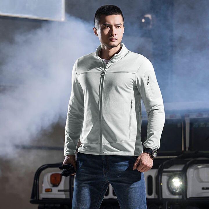 龙牙（Dragon Tooth）三代幻刃轻量抓绒外套男户外休闲运动机能开衫外套 南极灰 XL 185/104A 172-195斤【图片 价格 ...