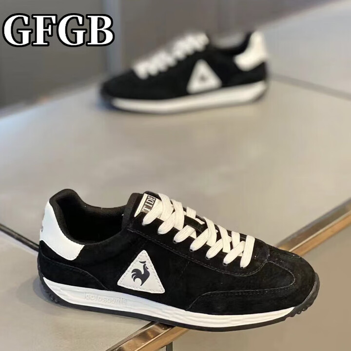 GFGB品牌男鞋2026春夏季新款阿甘鞋男士百搭反绒皮面休闲运动鞋子男 黑色 【高端男鞋】 42 【皮鞋码】【图片 价格 品牌 报价】-京东