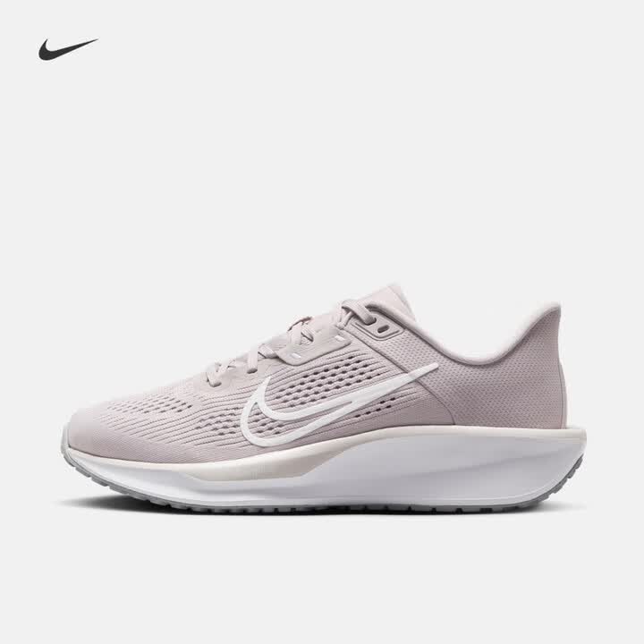 耐克女子缓震专业跑步鞋春季公路运动支撑NIKE QUEST 6 FD6034 006淡紫色/白/狼灰 38【图片 价格 品牌 报价】-京东