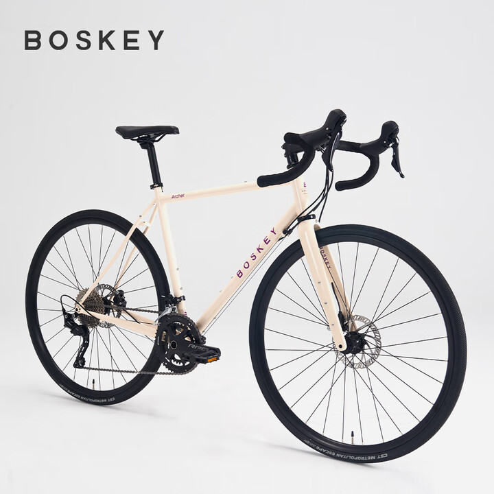 不死骑（BOSKEY） ARCHER 钢架砾石公路车 Gravel瓜车 桶轴油碟自行车 砂岩白 — S码【图片 价格 品牌 报价】-京东
