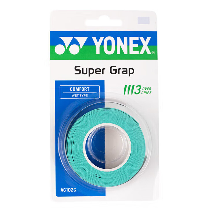 【尤尼克斯AC-102C】尤尼克斯（YONEX）羽毛球手胶运动吸汗带握把胶AC-102C-003绿色三条装【行情 报价 价格 评测】-京东