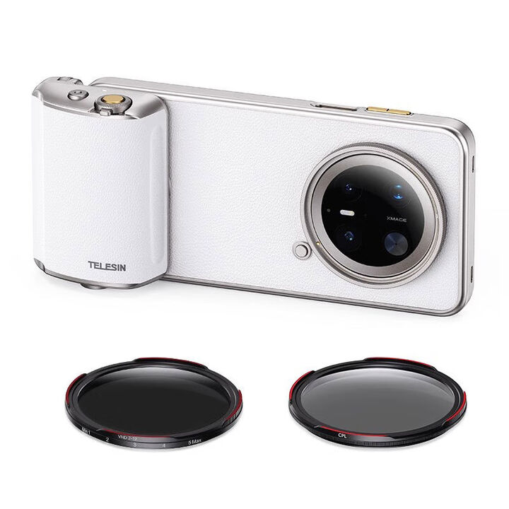 TELESIN泰迅趣拍乐影像套装适用华为Mate70ProPro摄影拍照手柄助拍器遥控辅助变焦手机保护壳外接滤镜镜头 +58mmCPL ...