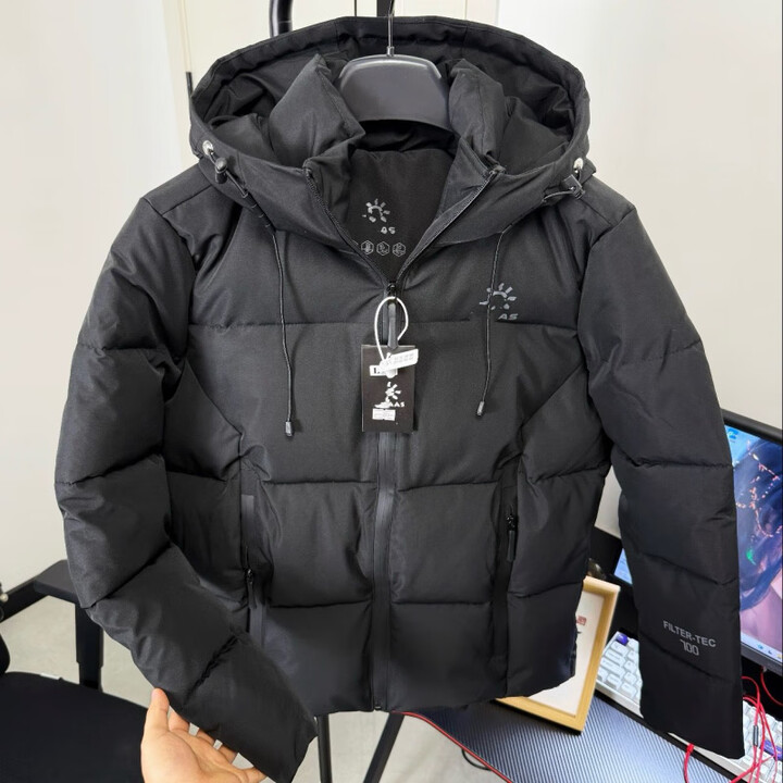 凯乐石薄荷2025冬季新款太阳印花连帽棉服情侣宽松百搭防风防雨冲锋棉衣 黑色(升级款) 2XL【图片 价格 品牌 报价】-京东