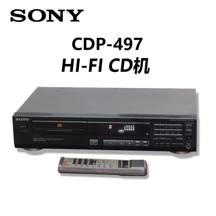 SONY SEHI-FI CD机 CD播放机 CDP-497【图片 价格 品牌 报价】-京东