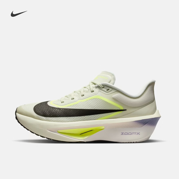 耐克男子轻便专业跑步鞋春季公路竞速碳板NIKE ZOOM FLY 6 FN8454 004海玻璃色/红杉绿/超酸橙 40【图片 价格 品牌 ...