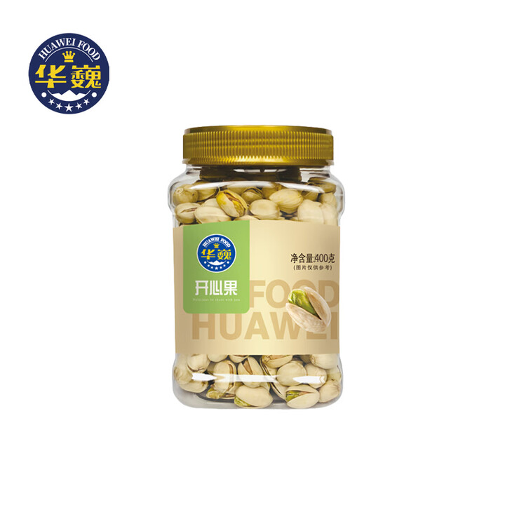 华巍（HUAWEI FOOD）华巍开心果 500g大颗粒无漂白开口易剥 400g【图片 价格 品牌 报价】-京东