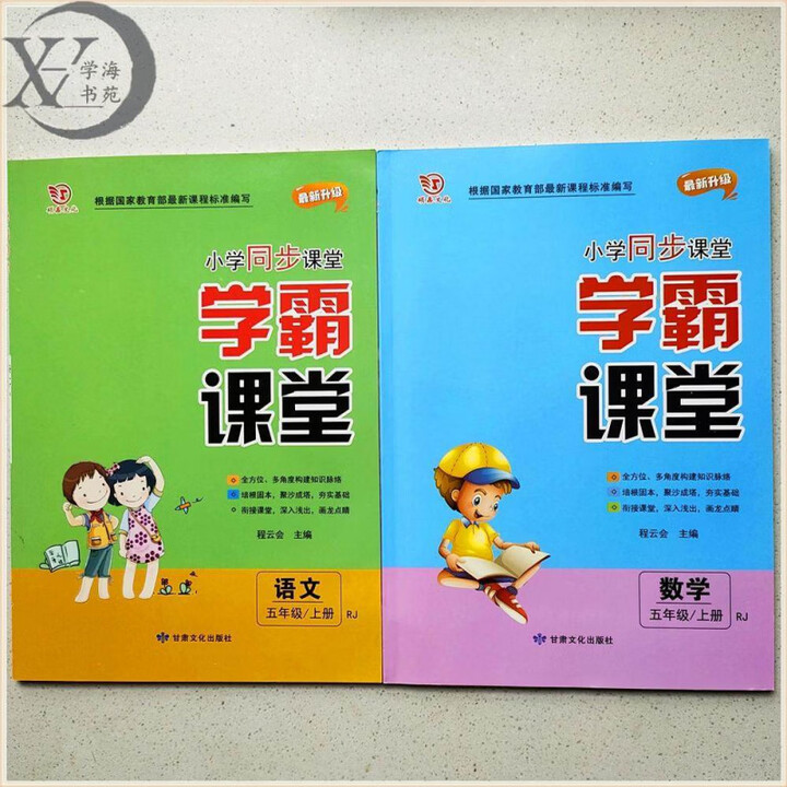 《现货2026版 硕鑫文化 小学同步课堂 学霸课堂 语文 数学 英语 123456/一二三四五六年级上册 人教版 RJ. 二年级上 语文+数学 ...