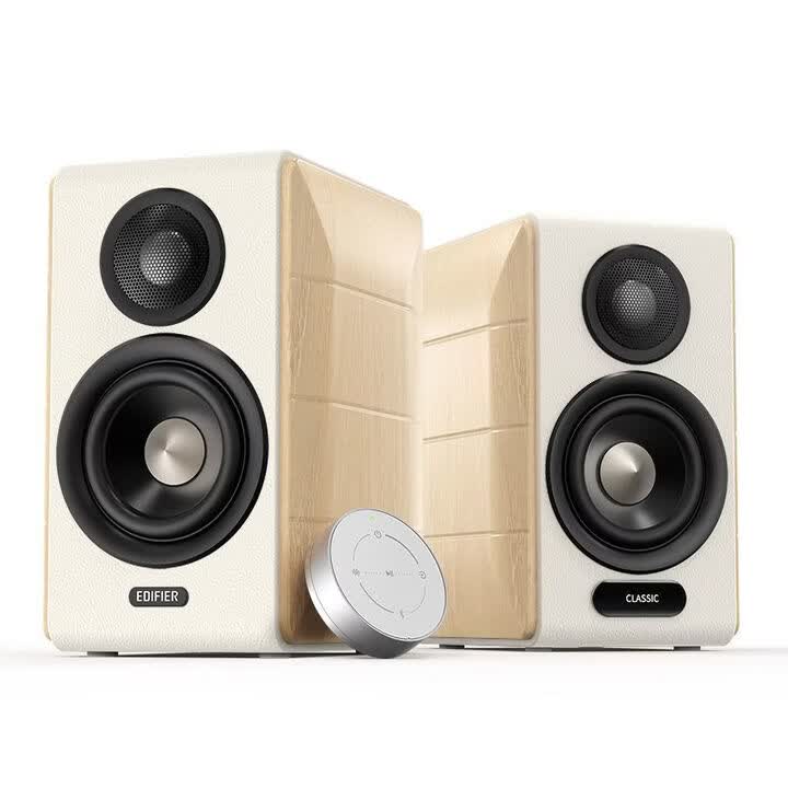 漫步者（EDIFIER）S880 MKII精致HIFI有源2.0音箱高品质蓝牙连接电视电脑音响 木-色-【OLED显示屏】 套餐 a-1（新款 ...