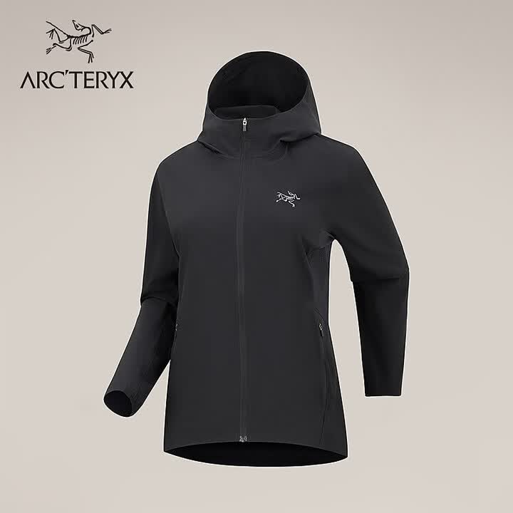 ARC'TERYX始祖鸟 INCENDO HYBRID HOODY 防风 女子 软壳夹克 BLACK/黑色 S【图片 价格 品牌 报价】-京东