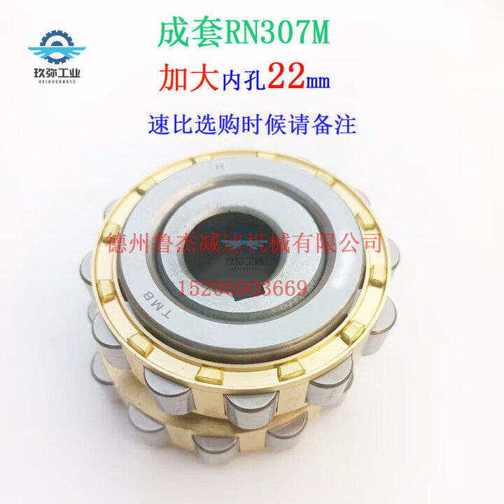 摆线针轮减速机专用配件偏心轴承RN307M502307带偏心轴偏心套 一套RN307M(加大内孔22mm)【图片 价格 品牌 报价】-京东