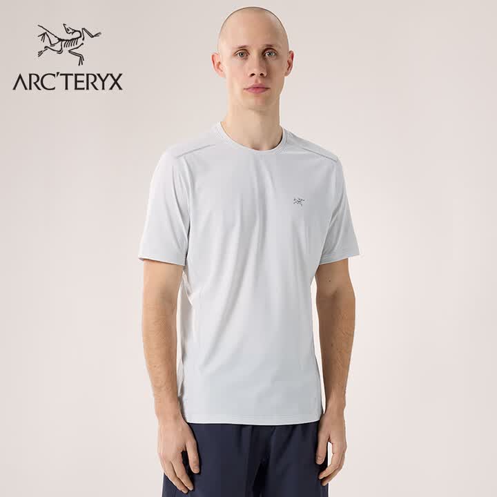 ARC'TERYX始祖鸟 MOTUS CREW SS 透气 男子 速干短袖T恤 Atmos Heather/原子灰 S【图片 价格 品牌 报价】-京东