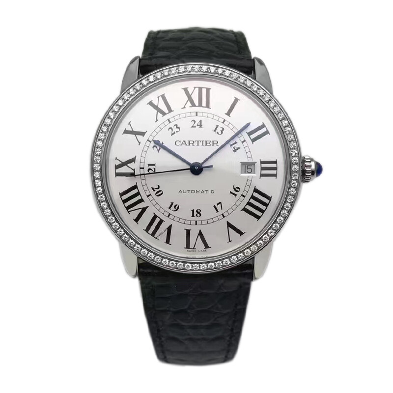 【9.9新】卡地亚伦敦solo自动机械男表W6701010后镶钻－京东珍品拍卖