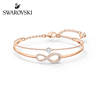 【王一博同款系列】 施华洛世奇 新品 SWA INFINITY 永恒爱意 手镯 梦幻女友礼物 镀玫瑰金色 5518871【图片 价格 品牌 ...